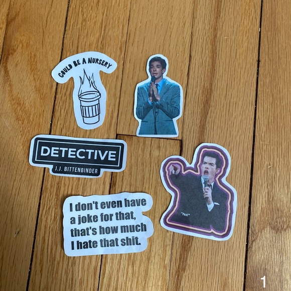 Handmade | Other | John Mulaney Sticker Set | Poshmark